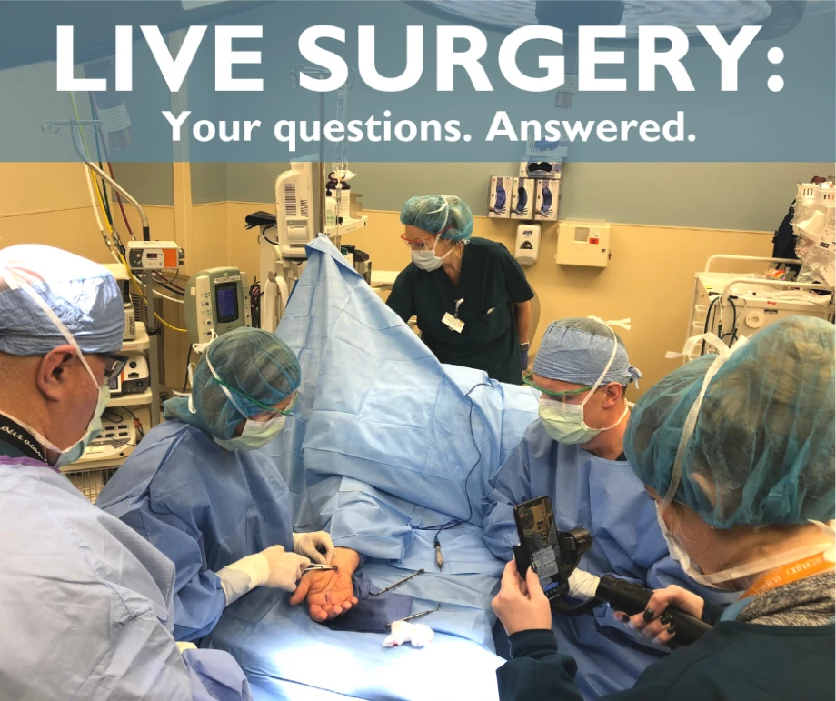 Live Stream Orthopedic Surgery | Orthopedic Specialists FAQ
